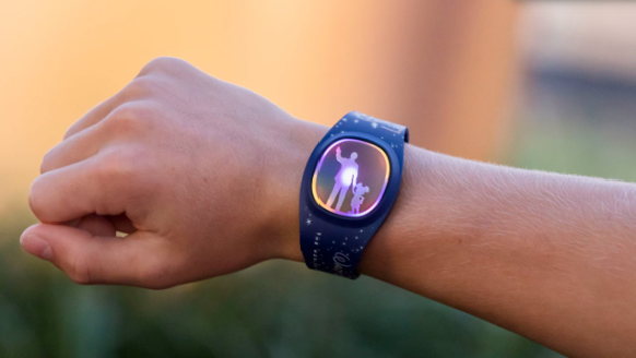 Disney MagicBands wristbands embedded with RFID chips and their contin ...