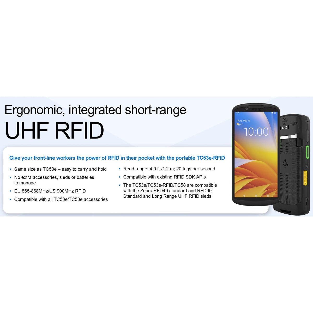 Zebra EM45 overview | Zentag New Zealand