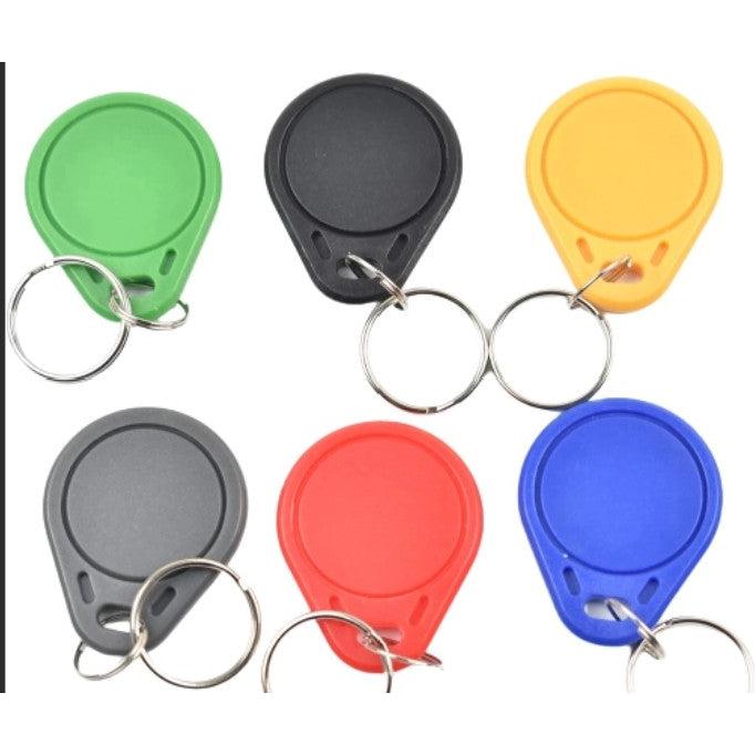 Blue UHF RFID Fobs with Keyring attachment. | Zentag New Zealand